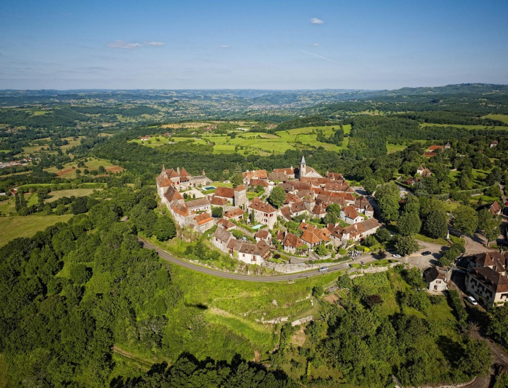 Depuis Loubressac, un des plus beaux panoramas du Lot