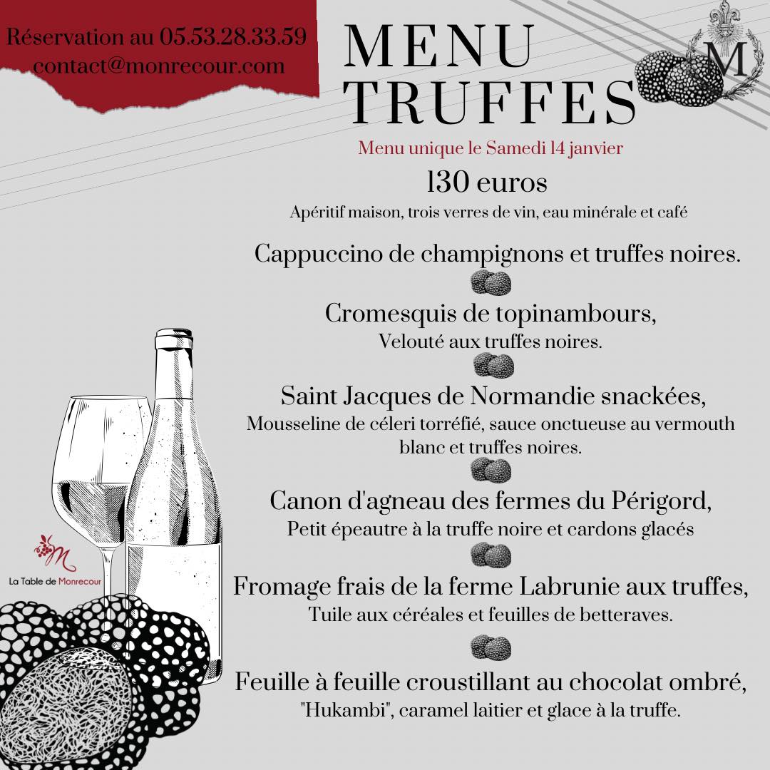 Restaurants proposant un menu à la truffe | Sarlat Tourisme – Périgord Noir